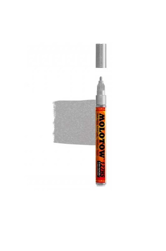 Molotow ONE4ALL Acrylic Marker: Metallic Silver - The Oil Paint Store