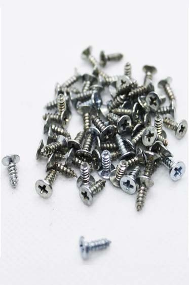 TOPS Silver Screw Medium 10pcs - The Oil Paint Store
